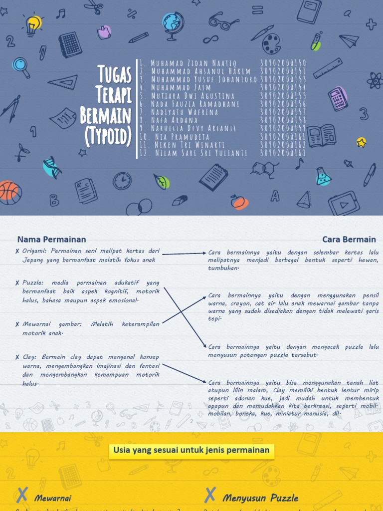 Terapi Bermain Anak: Origami, Puzzle, Mewarnai, Clay | PDF | Seni | Pengembangan Diri