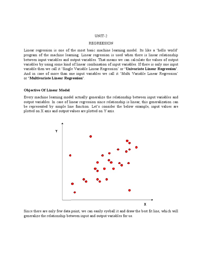 Linear Regression Model Fundamentals | PDF | Regression Analysis | Linear Regression