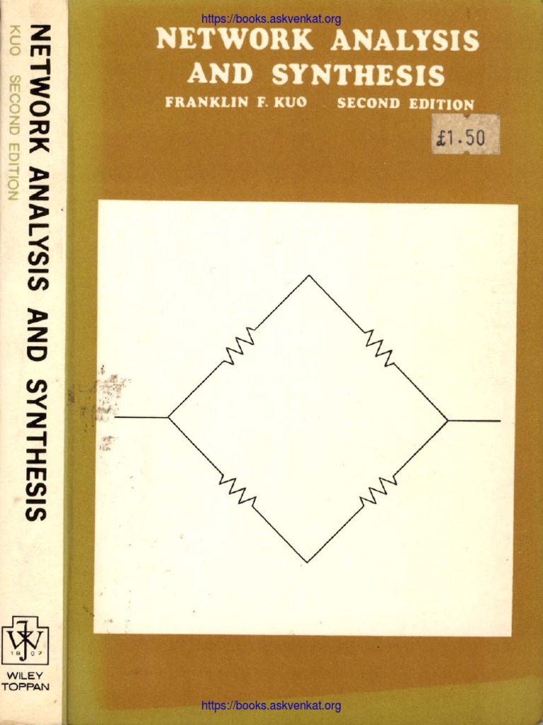 Network Analysis Synthesis by F F Kuo Books.askvenkat.org | PDF