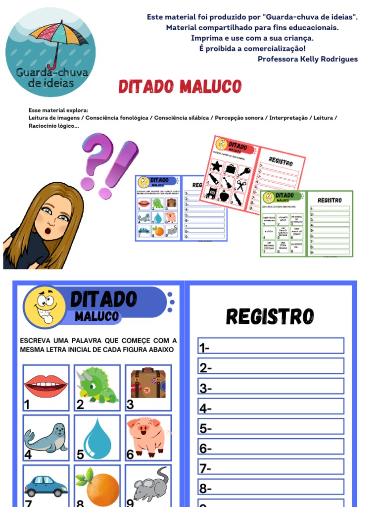 Ditado Maluco | PDF | Linguística | Cognição