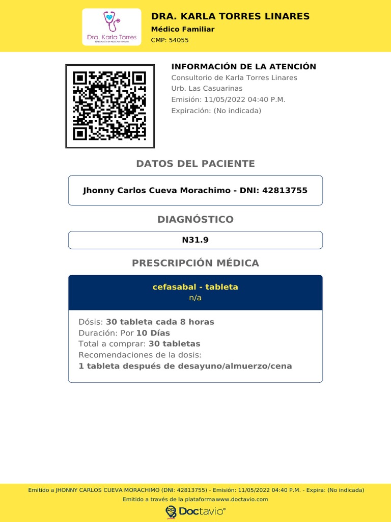 3700 1 42813755 Receta | PDF | Medicina | Drogas