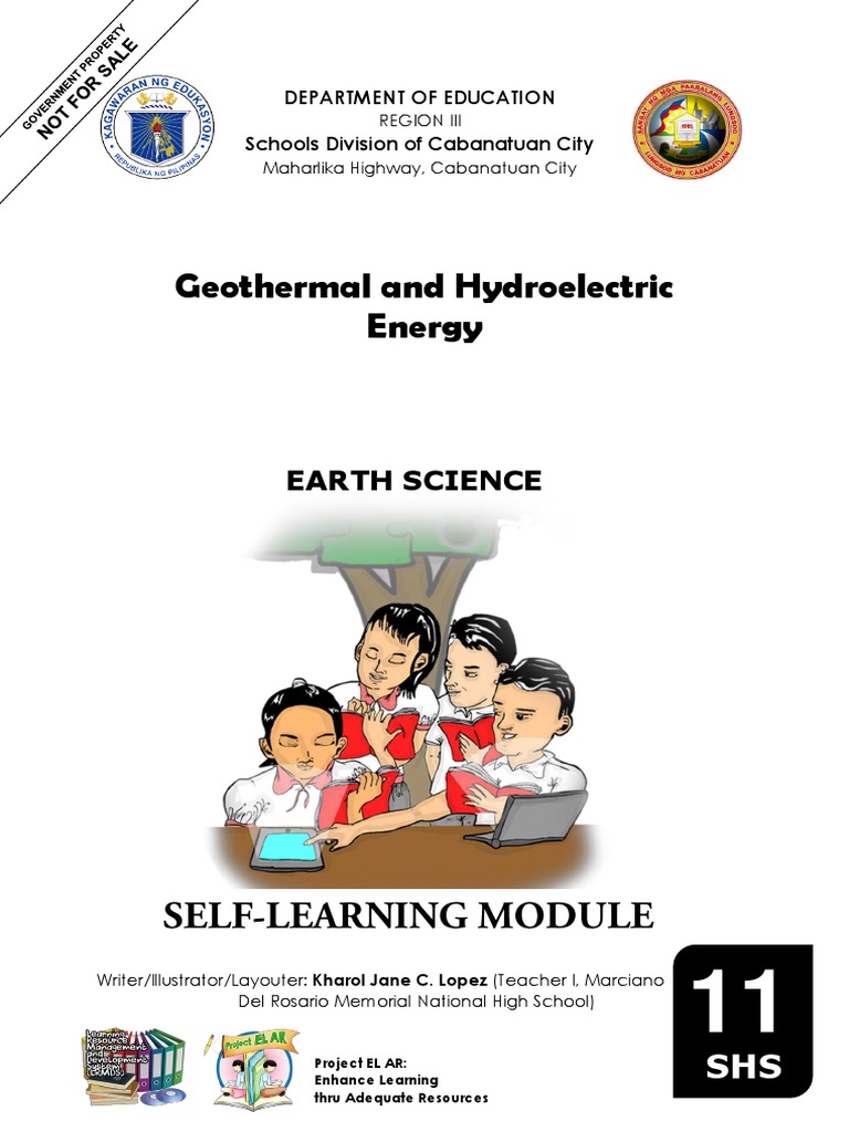 SHS-Earth-Science.G11.Q1.W3.M2 | PDF | Power Station | Hydropower