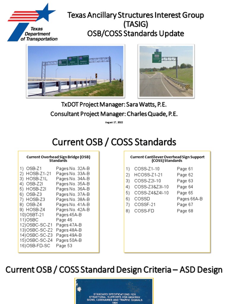 Coss Standards | PDF | Fatigue (Material) | Truss