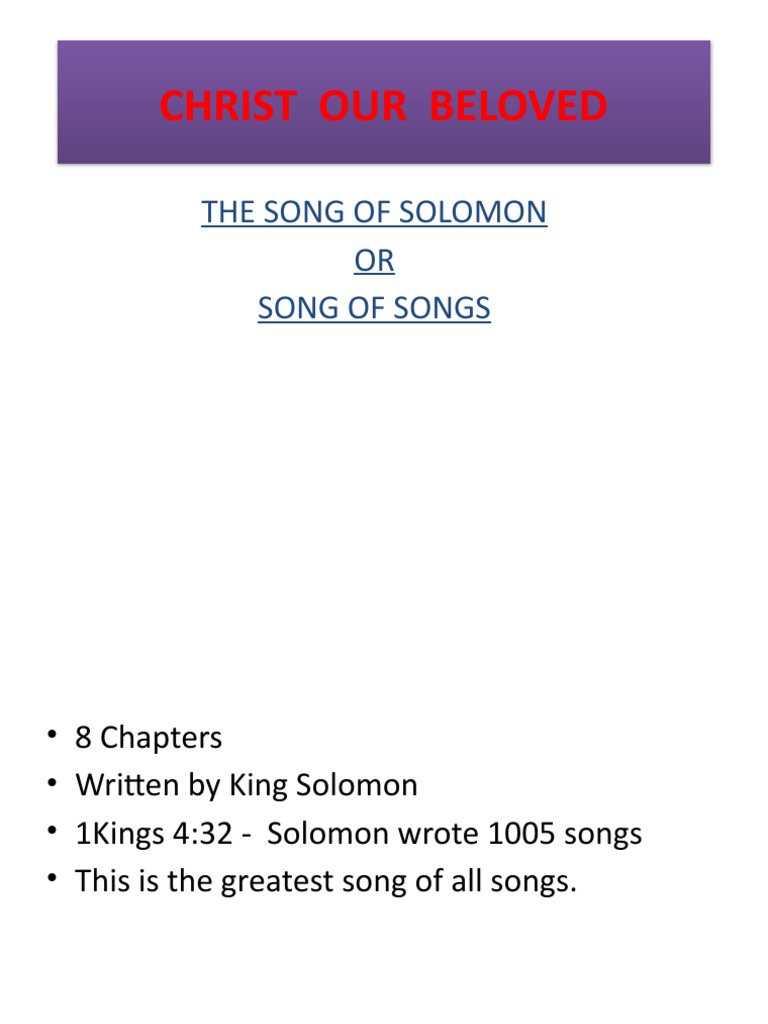 Christ Our Beloved | PDF