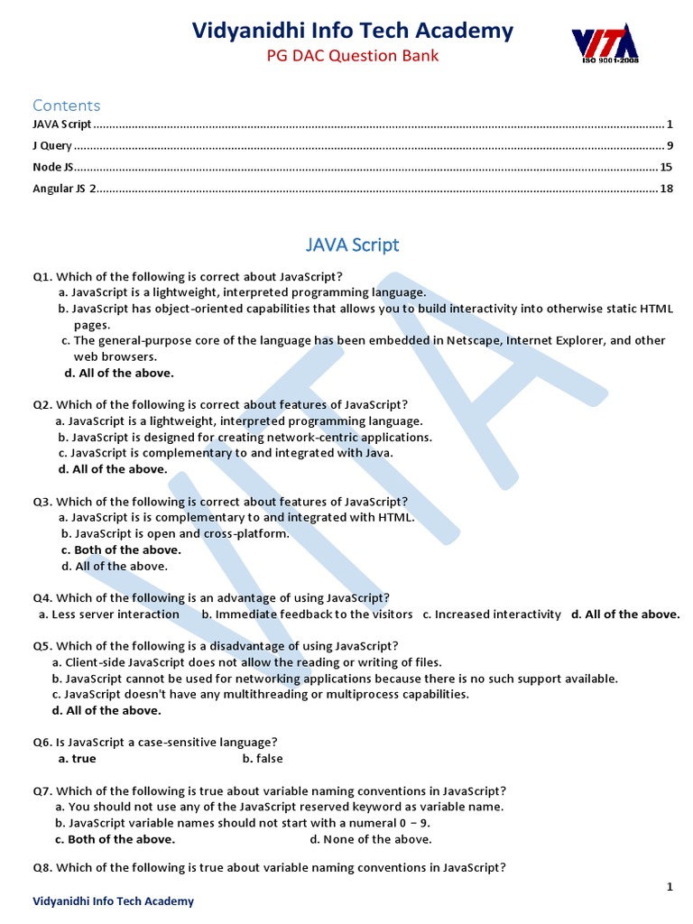 Java Script Framework Soln Pdf Java Script J Query