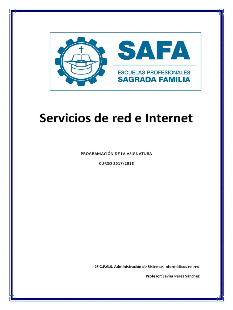 Servicios de Red e Internet | PDF | sistema de nombres de dominio ...