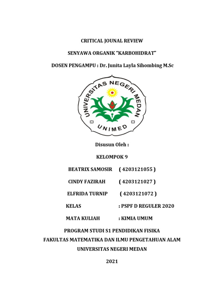 CJR - Kimia Umum - Kelompok 9 - Senyawa Organik | PDF