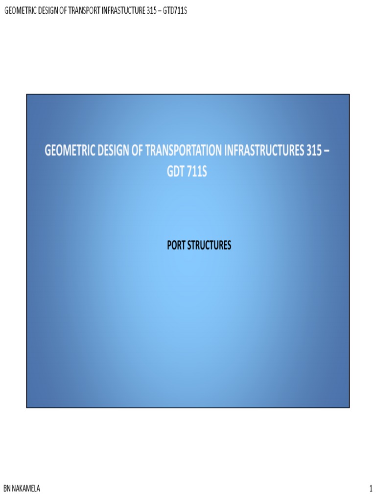 Port Structures | PDF | Lighthouse | Port