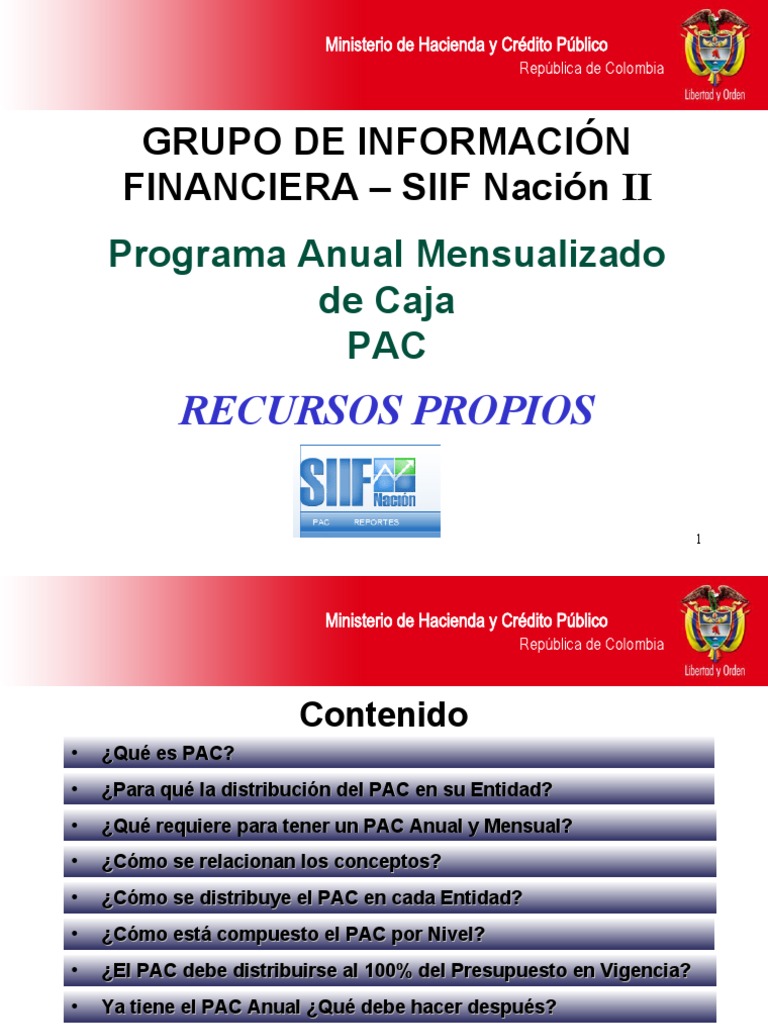 PAC Presentacion | PDF | Presupuesto | Economias