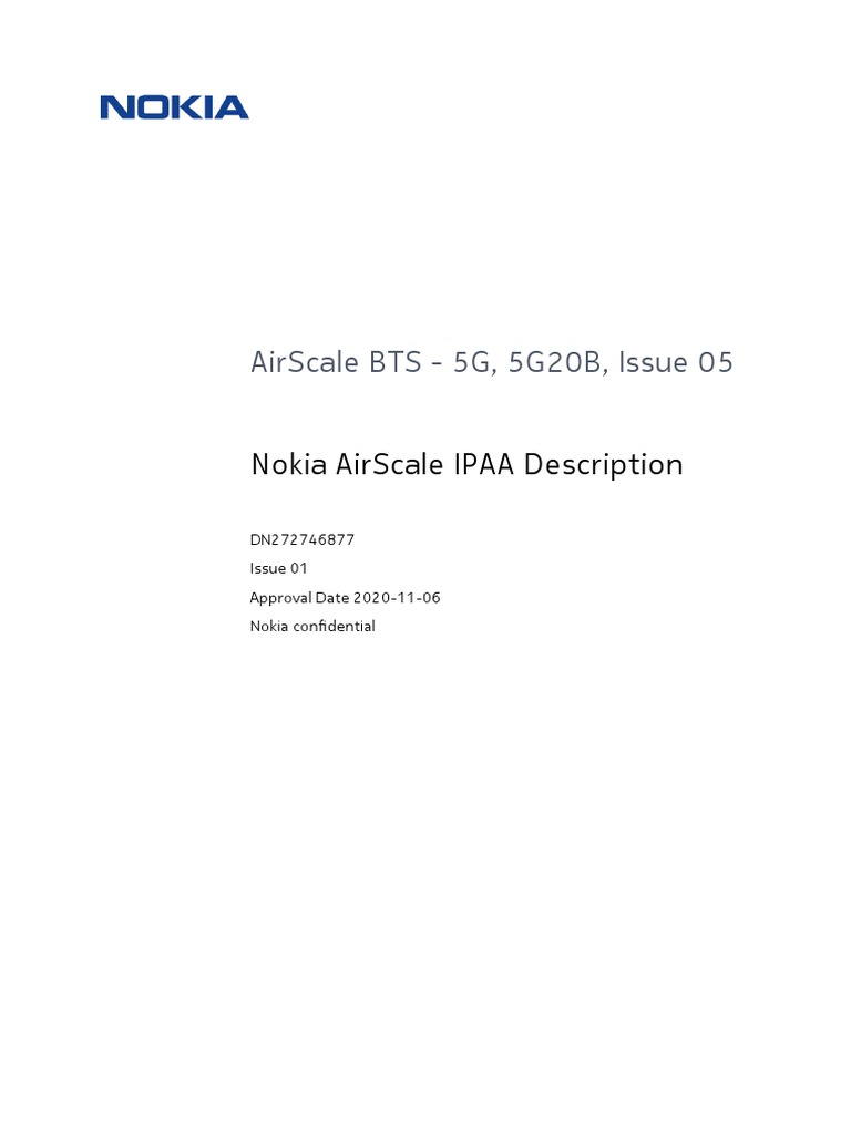 Nokia AirScale IPAA Description | PDF | Antenna (Radio) | Decibel