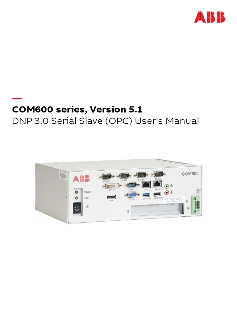 COM600 Series 5.1 DNP 3.0 Serial Slave OPC Usm 755495 ENm | PDF | Computer Network | Bit Rate