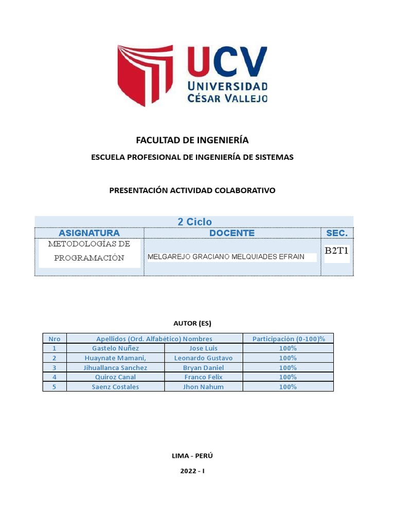 Actividad Semanal 03 - Prog | PDF | Programa de computadora | Programación
