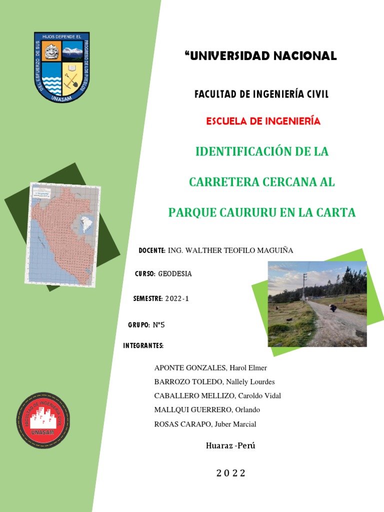 Informe #03 - Carta Nacional - Fic | PDF | Mapa | Topografía