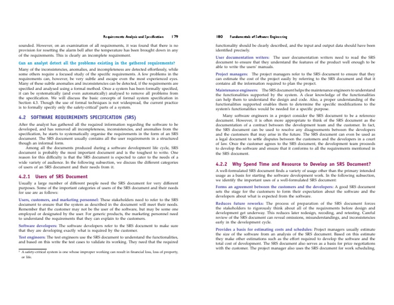 Users of SRS Document | PDF | Specification (Technical Standard) | Software