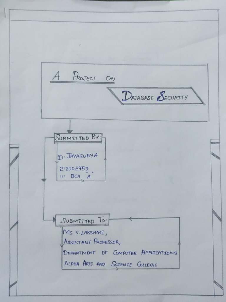 Database Security Project | PDF | Databases | Security