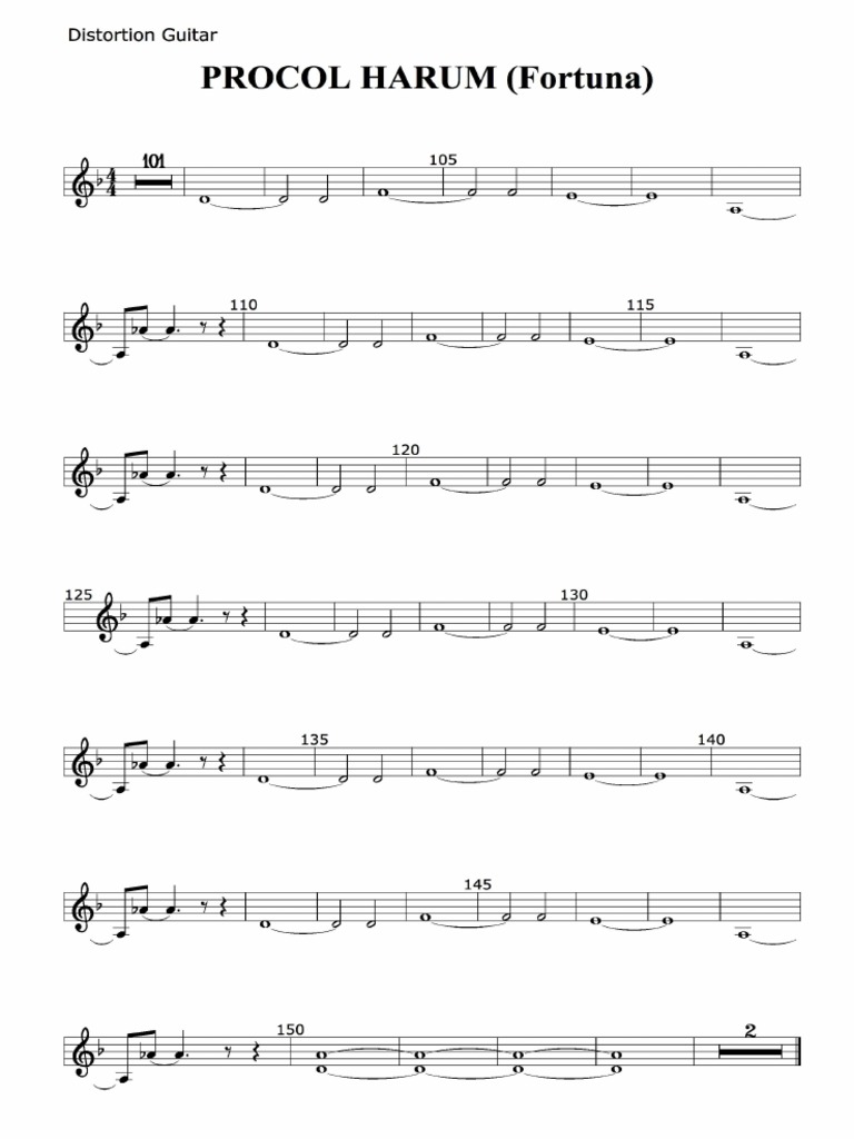 Fortuna Procol Harum | PDF