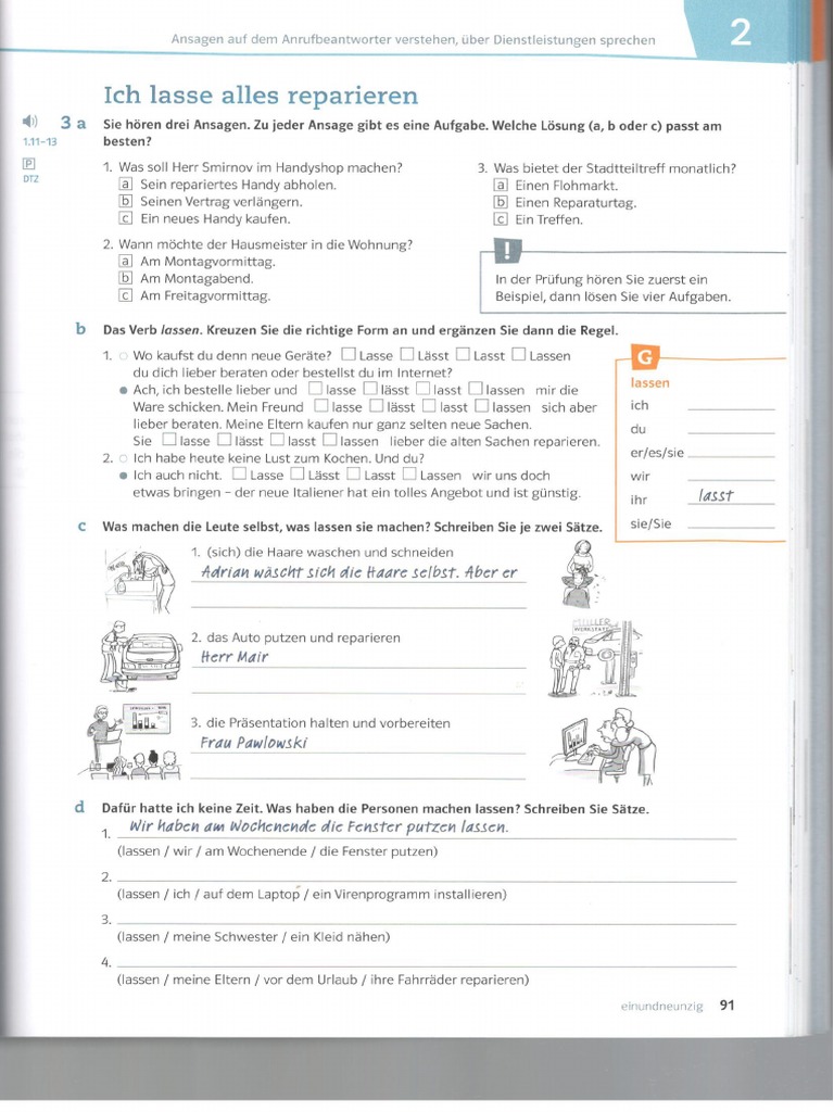 AB Seite91-94 NWneuB1 Ich Lasse... Reparieren | PDF