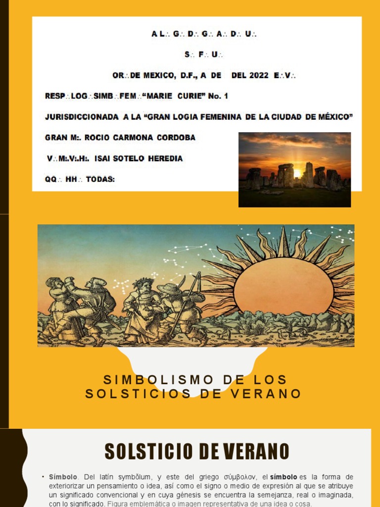 Simbolismo de Los Solsticios de Verano | PDF | Incendios | Temporada de ...