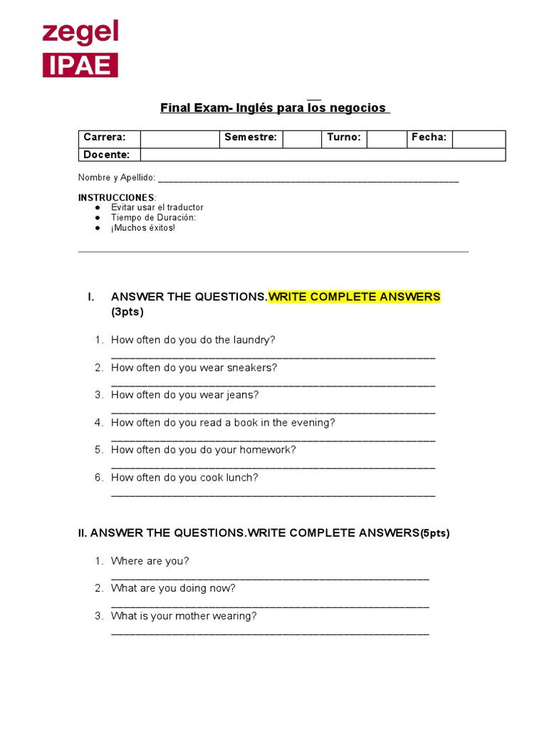 Final Ingles | PDF