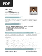 Work Immersion Resume Sample | PDF
