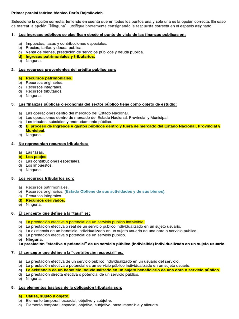 Compilado Imp 1 Preguntas Teoricas | PDF | Impuestos | Impuesto sobre la renta