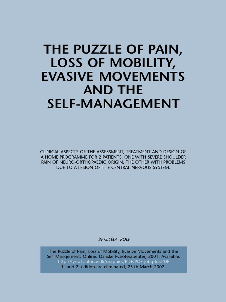 Fdocuments - in - The Puzzle of Pain Loss of Mobility Evasive Movements ...