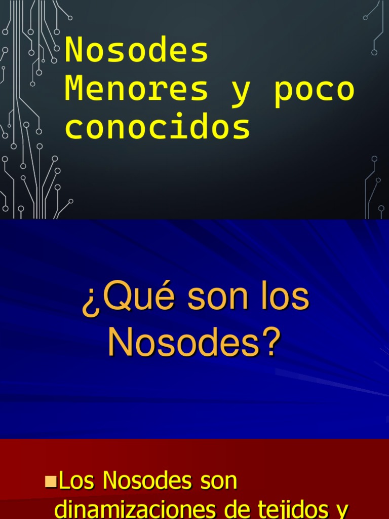 Nosodes menores y sus aplicaciones clínicas | PDF | Influenza | Herpes ...