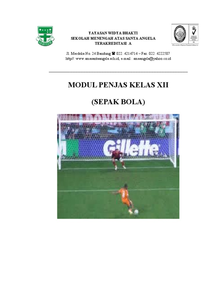 Modul Kelas Xii Sepak Bola | PDF
