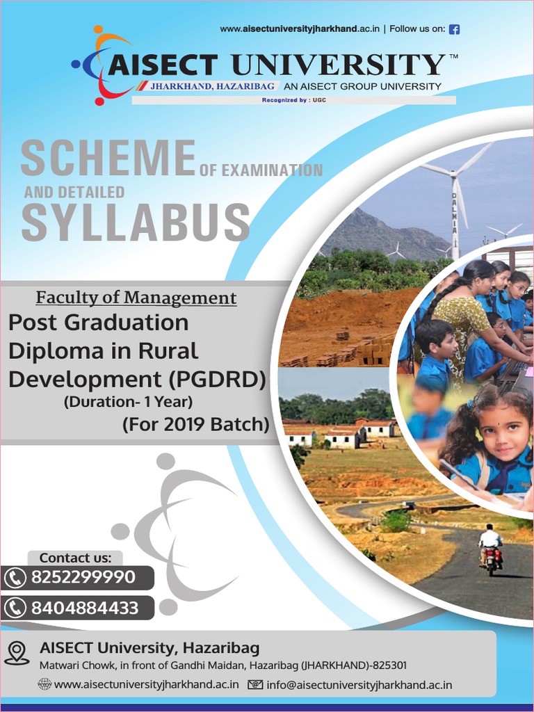 Scheme and Detailed Syllabus of Examination Faculty of Management Post ...