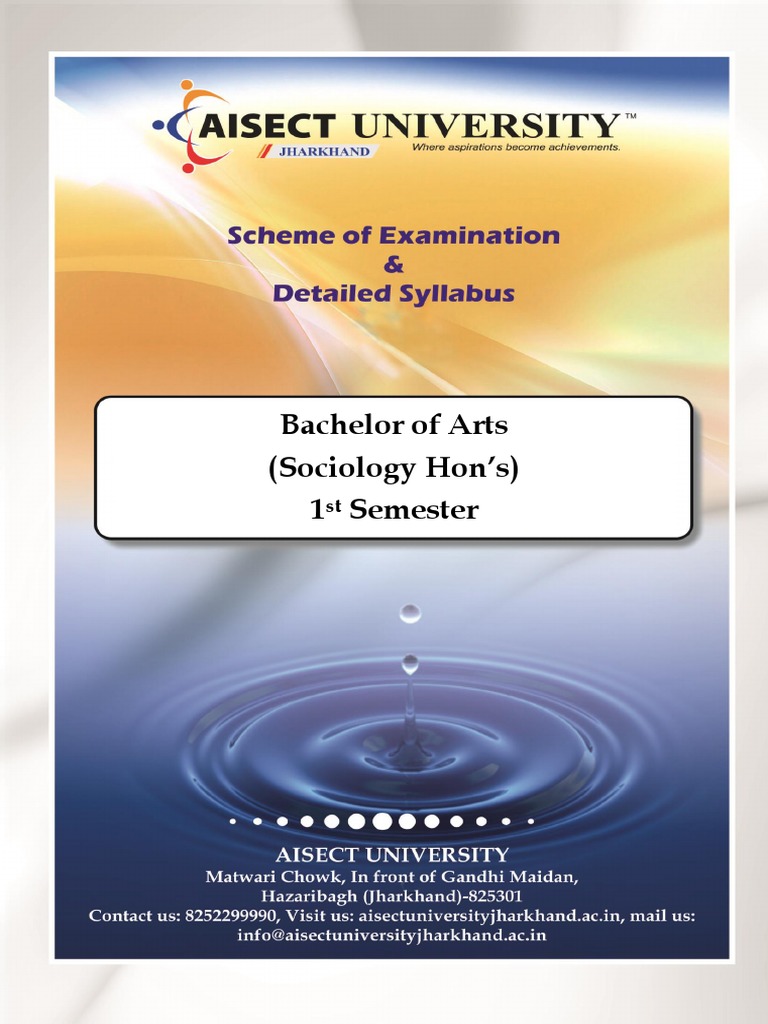 BA Sociology 1st Sem 2016, 2017, 2018 Batch | PDF | Monopoly | Entrepreneurship