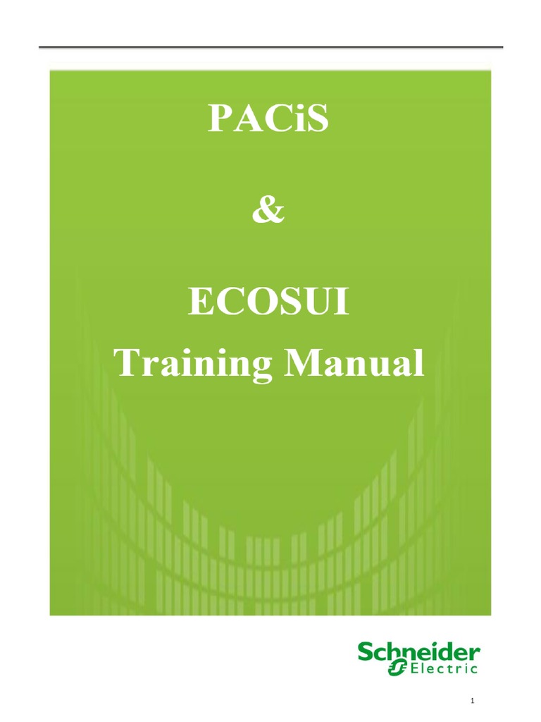 PACiS Training Manual - PDF - TOAZ - INFO | PDF