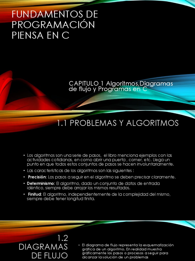 Fundamentos de Programación Piensa en C | PDF | Lenguaje de ...