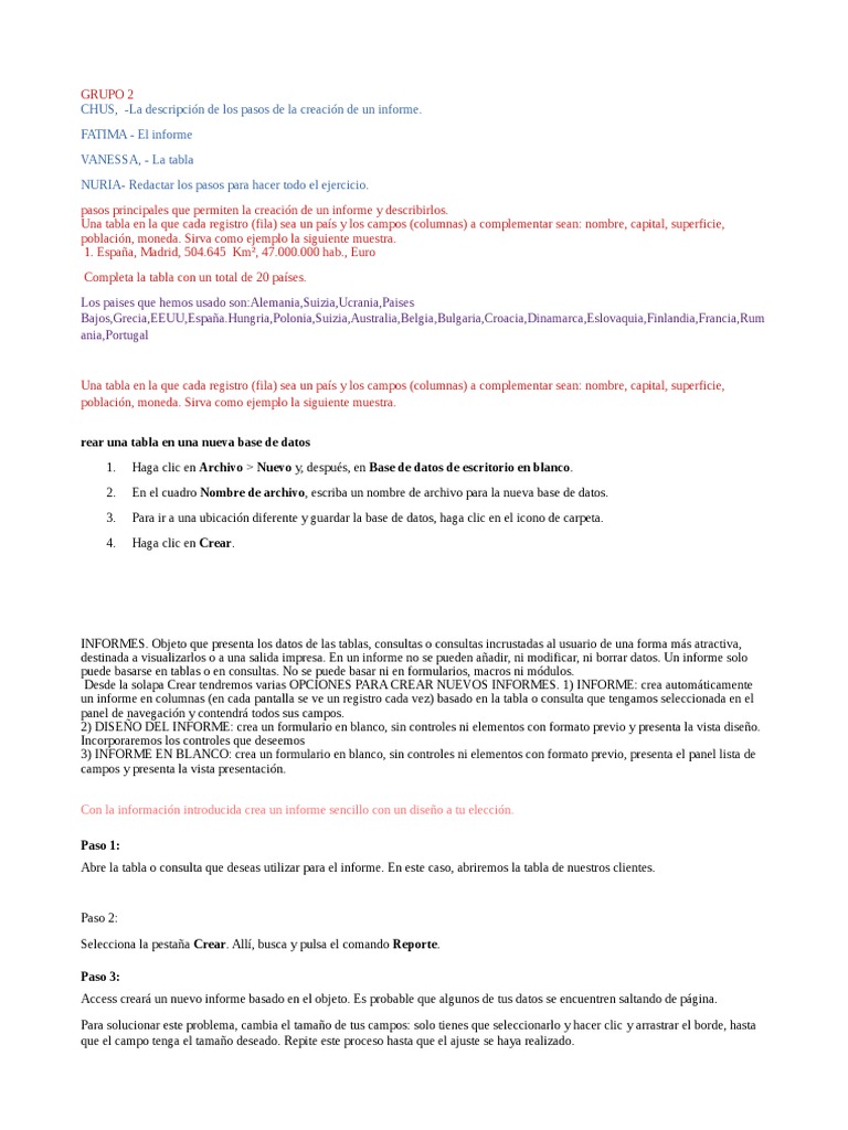 Ejercicio Grupal | PDF | Bases de datos | Software