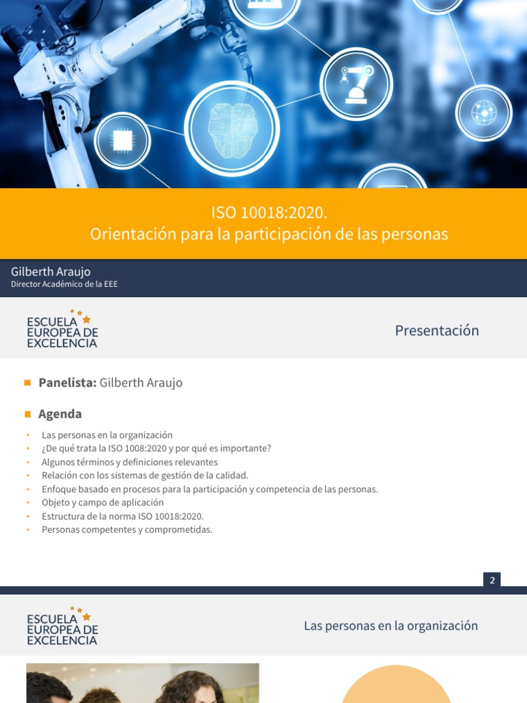 ISO 10018 2020 Orientacion para La Participacion de Las Personas | PDF ...