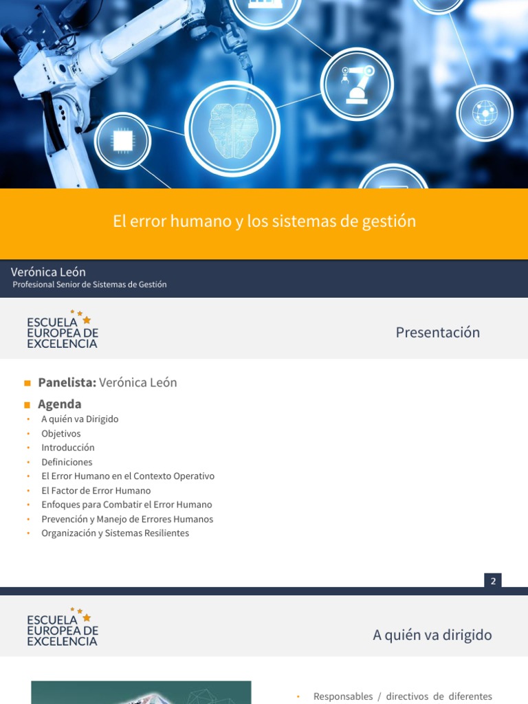 El Error Humano y Los Sistemas de Gestión | PDF | Ciencia cognitiva