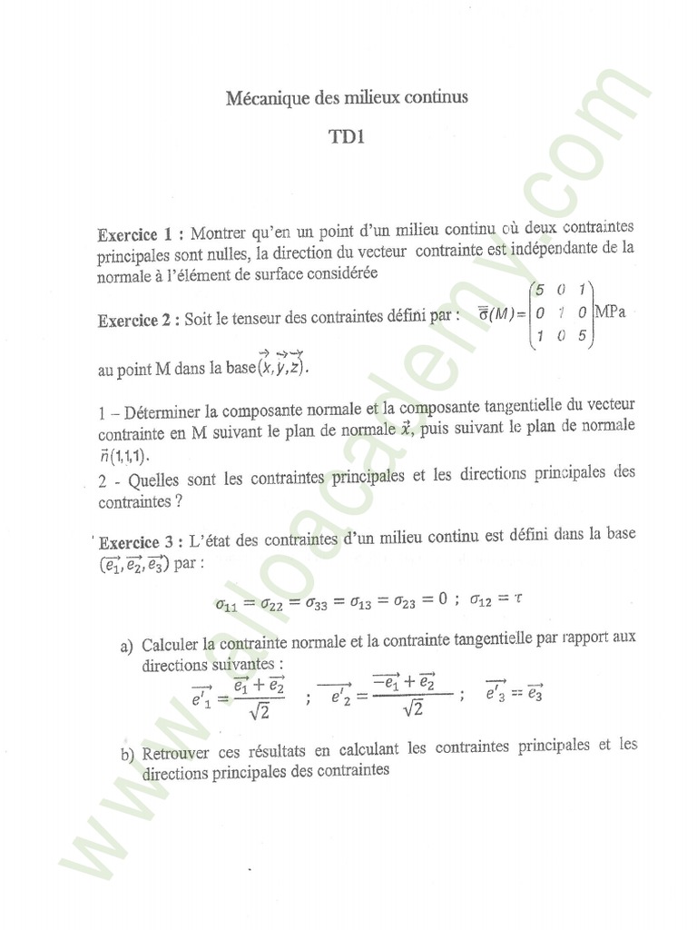 MMC Exercices Corrigés 03 | PDF