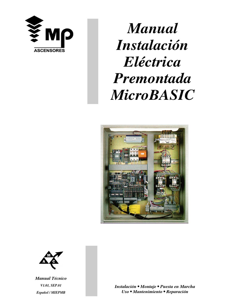 MACPUARSA Premontada Microbasic 1 PMB | PDF | Ascensor | Electromagnetismo