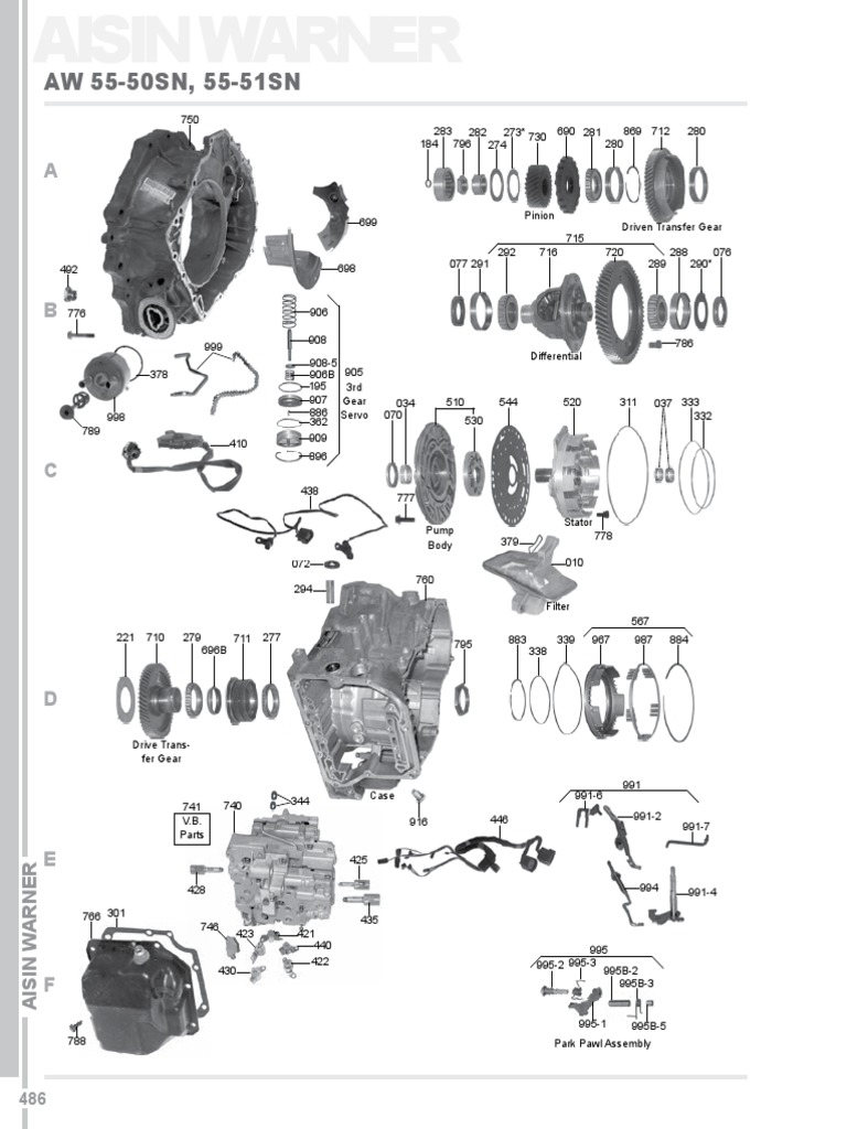 Aw 55-50SN-55-51SN | PDF | Motor Vehicle | Machines