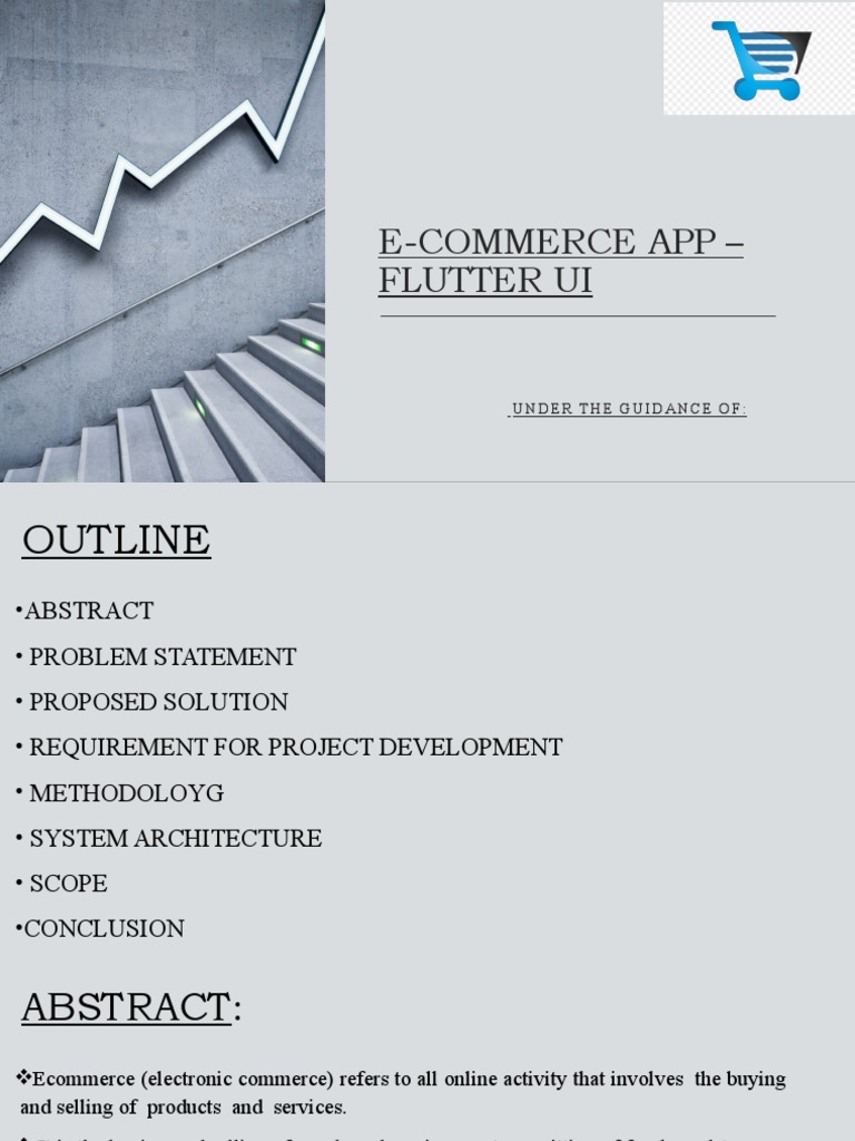 E-Commerce App - Flutter Ui | PDF | E Commerce | Online Shopping