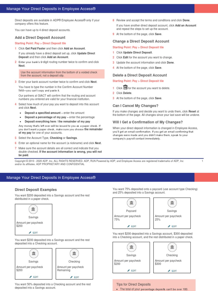 EA Manage Your DD | PDF | Paycheck | Cheque