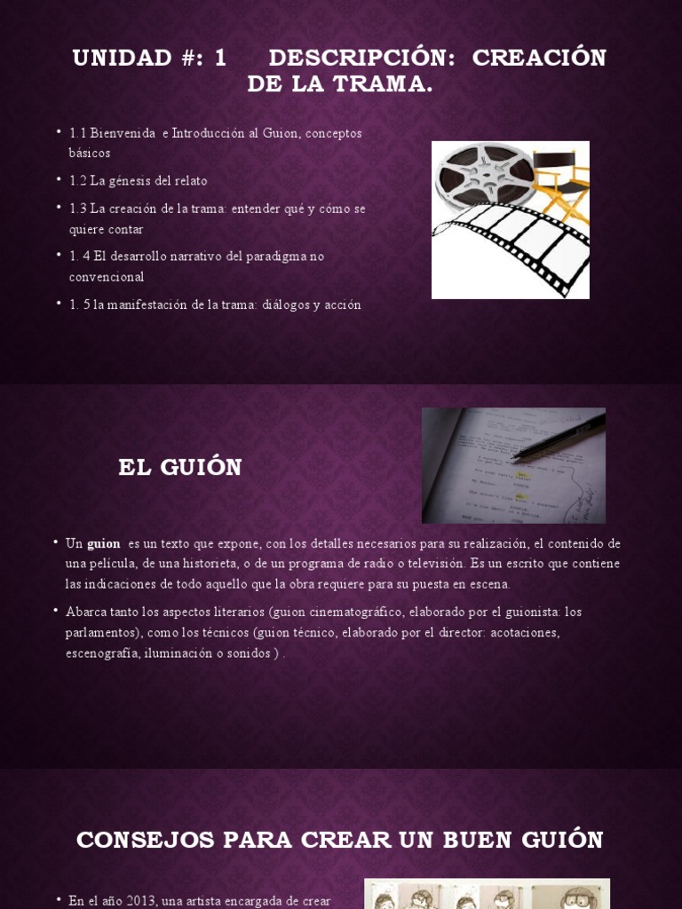 Creación de Trama en Guion Cinematográfico | PDF | Guión | Narración