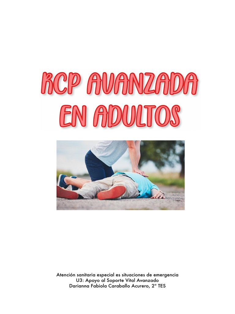 RCP Avanzada en Adultos | PDF | Reanimación cardiopulmonar ...