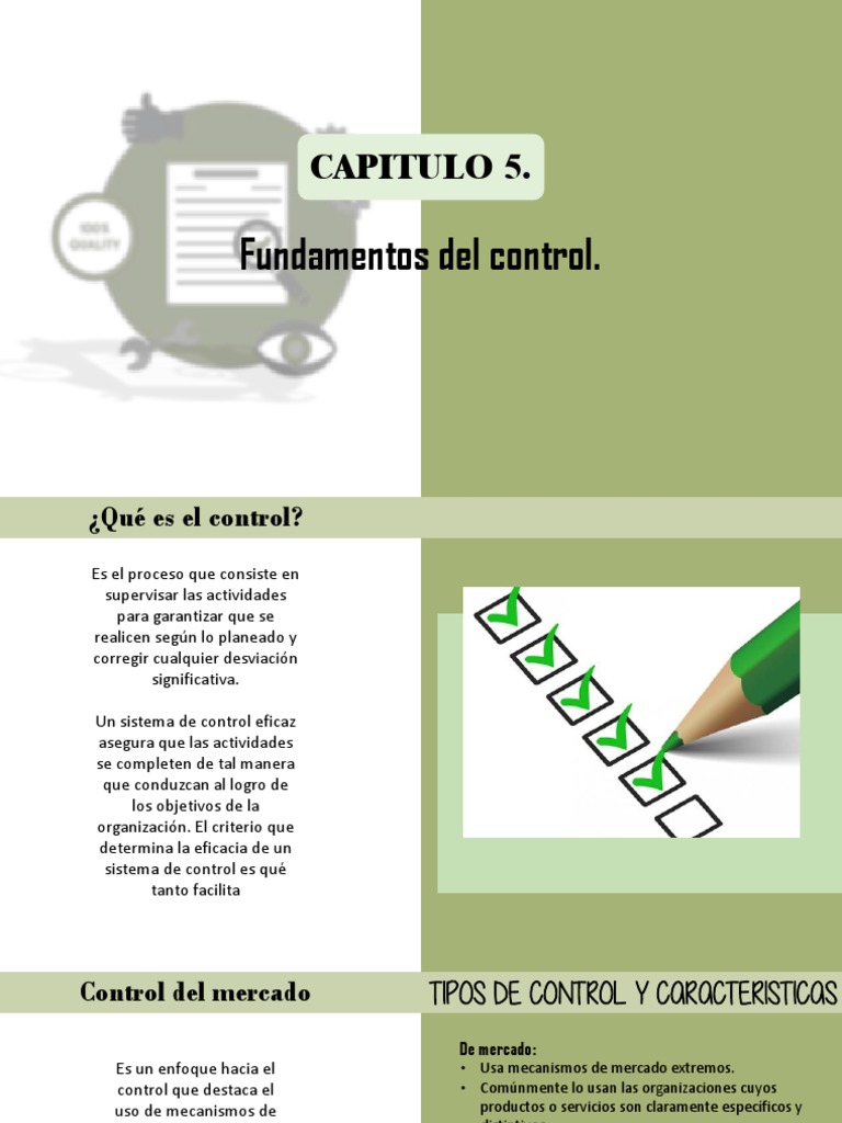 Fundamentos del control: los principios básicos del proceso de control y sus tipos | PDF ...
