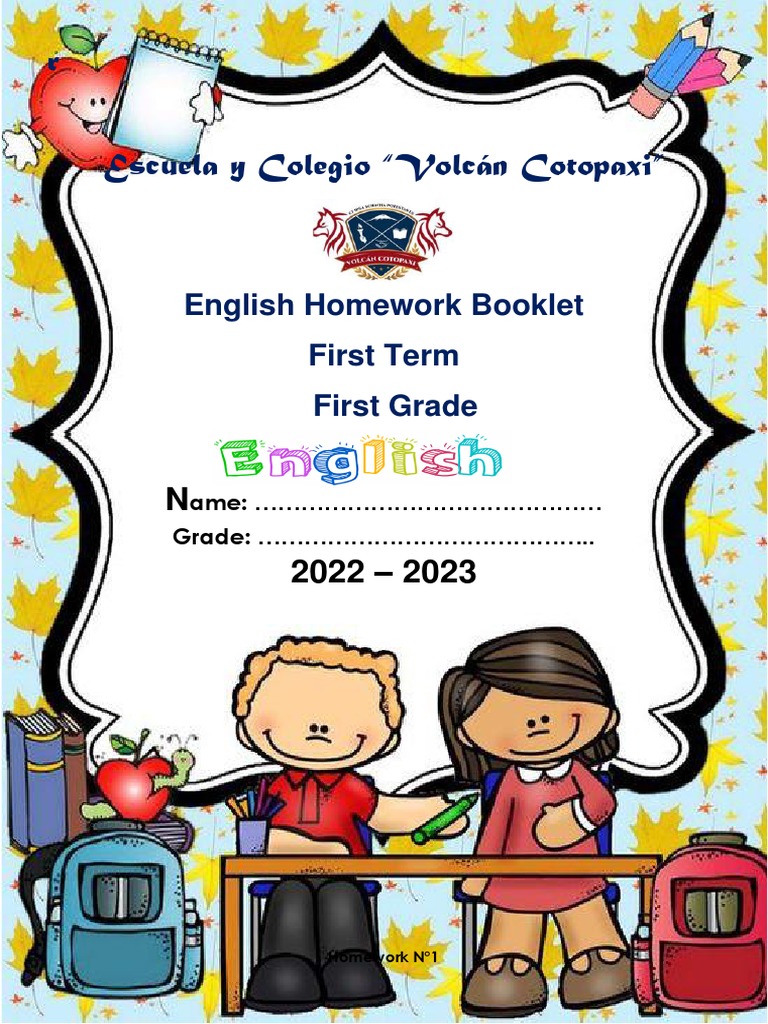 Tareas de Inglés para Primer Grado | PDF
