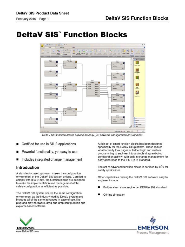 product-data-sheet-deltav-sis-function-blocks-en-57464 | PDF | Input ...