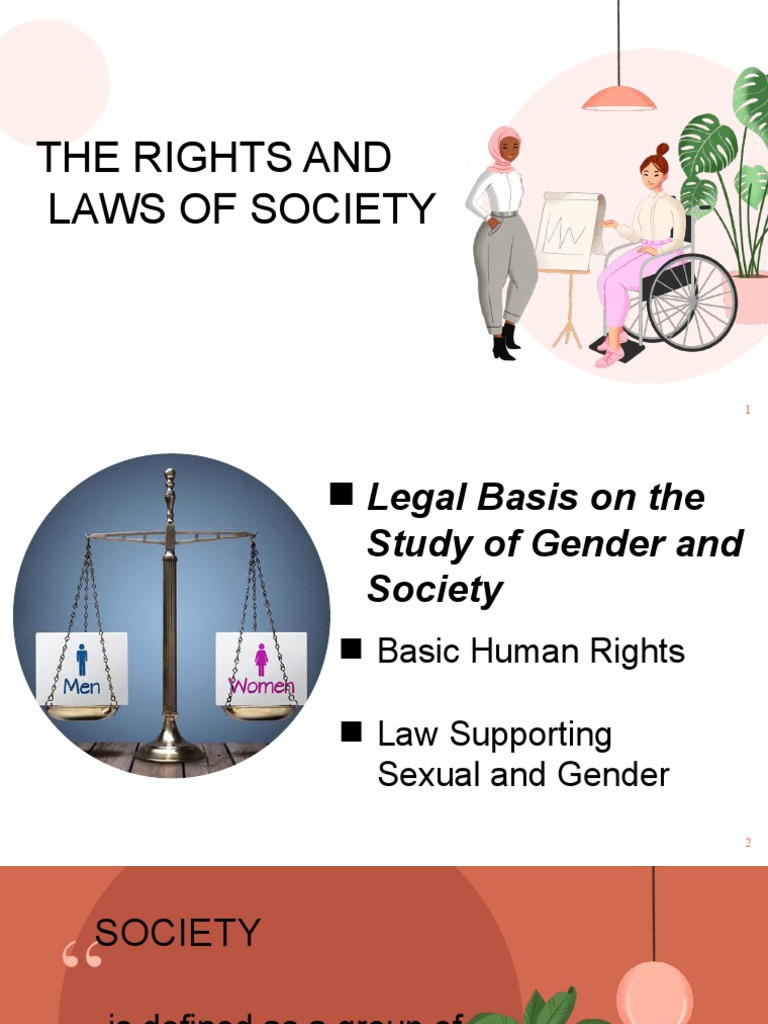 LEGAL BASIS ON THE STUDY OF GAS (The Rights and Laws of Society) | PDF ...