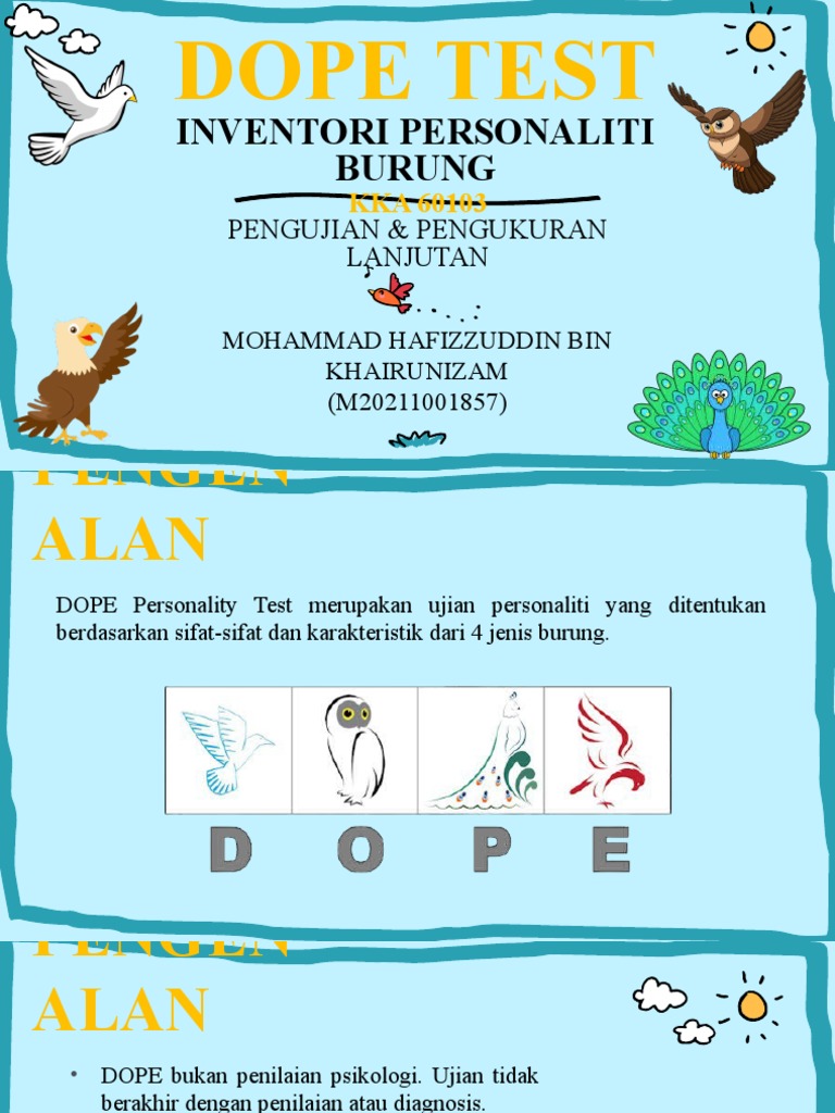 DOPE Test Presentation | PDF