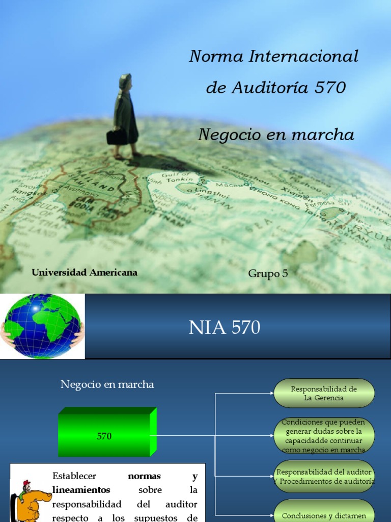 Nia 570 | PDF | Contralor | Auditoría