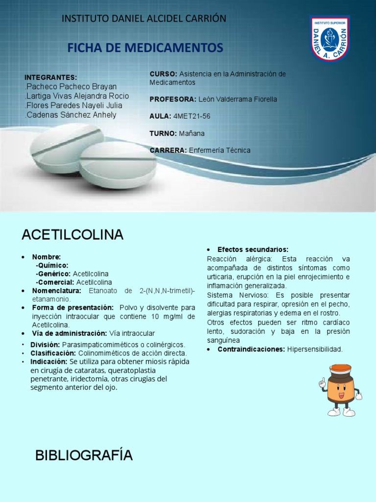 GRUPO 1 fichas de medicamentos | PDF | Cuidado de la salud | Medicina ...