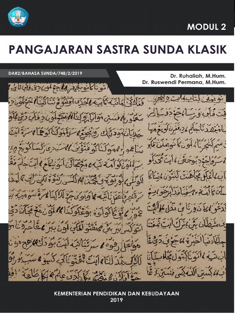 Bahasa Sunda Modul 2 Pangajaran Sastra Sunda Klasik | PDF